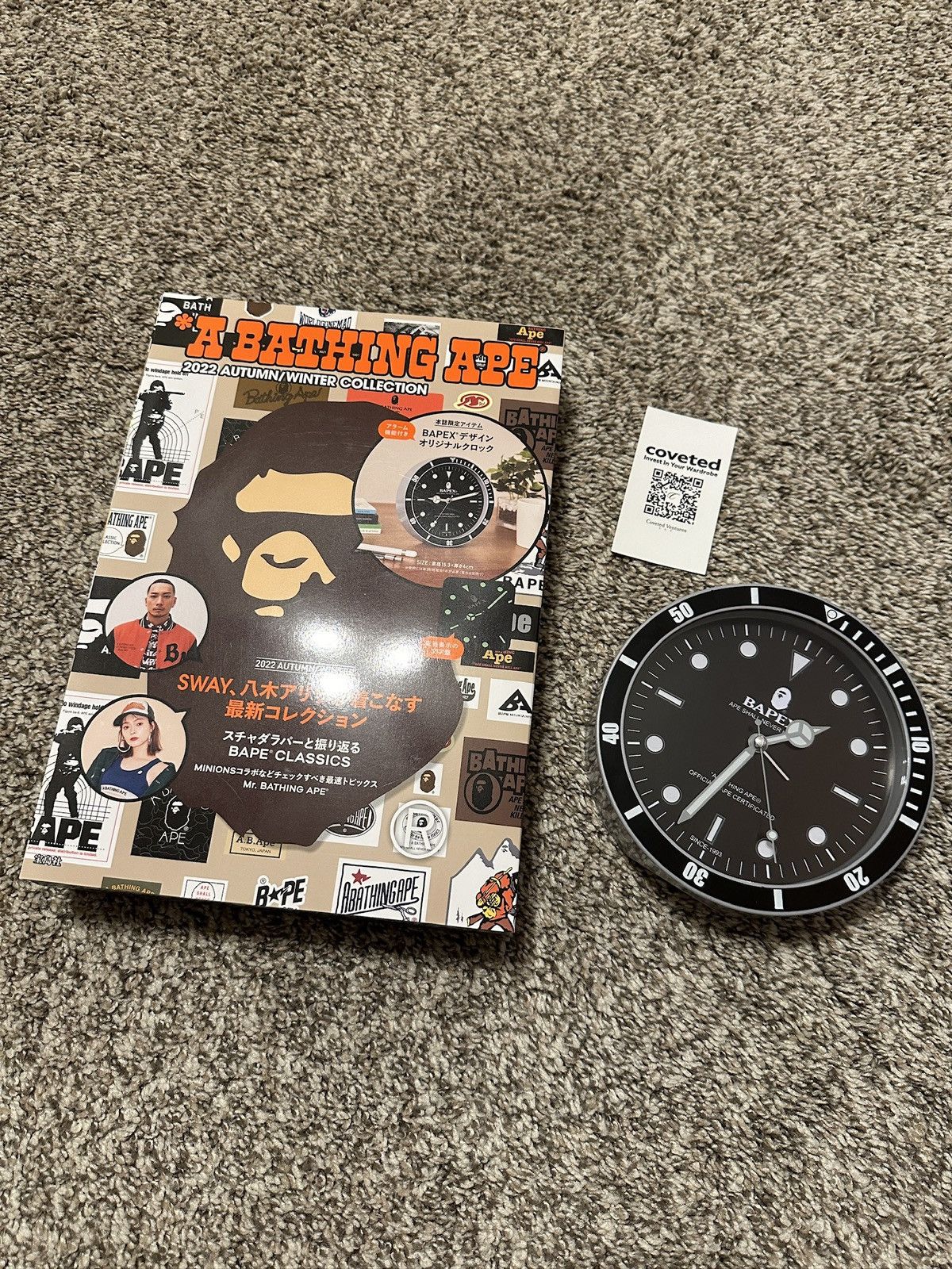 Bape Bape Bapex Analog Desk Clock & Winter 2022 Lookbook | Grailed