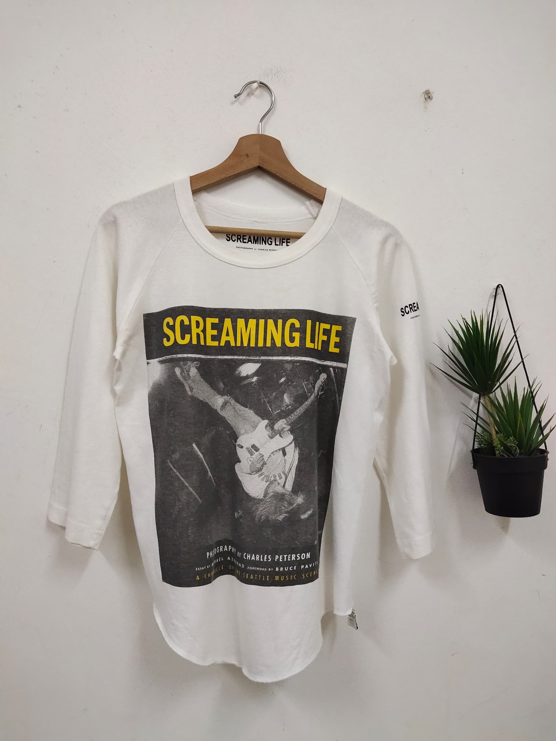 Nirvana Screaming Life Nirvana Kurt Cobain By Charles Peterson tee ...