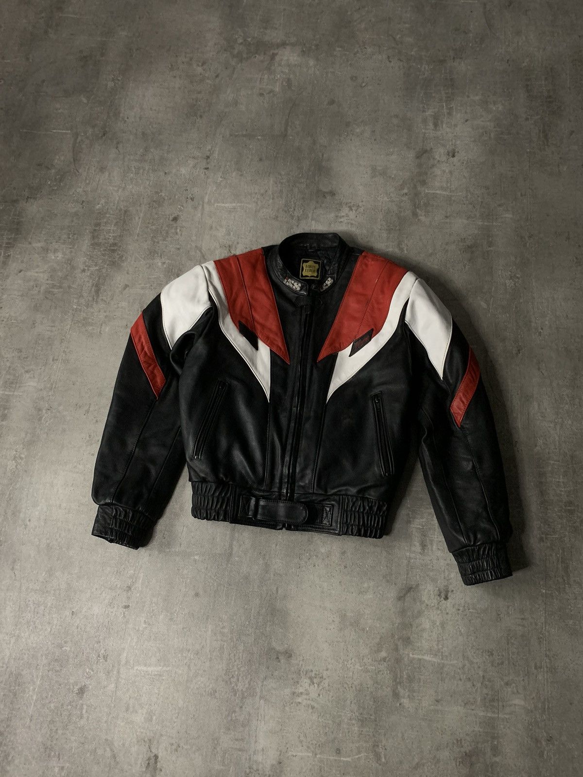 Leather Jacket × Racing × Vintage IXS Vintage Genuine Leather Racing ...