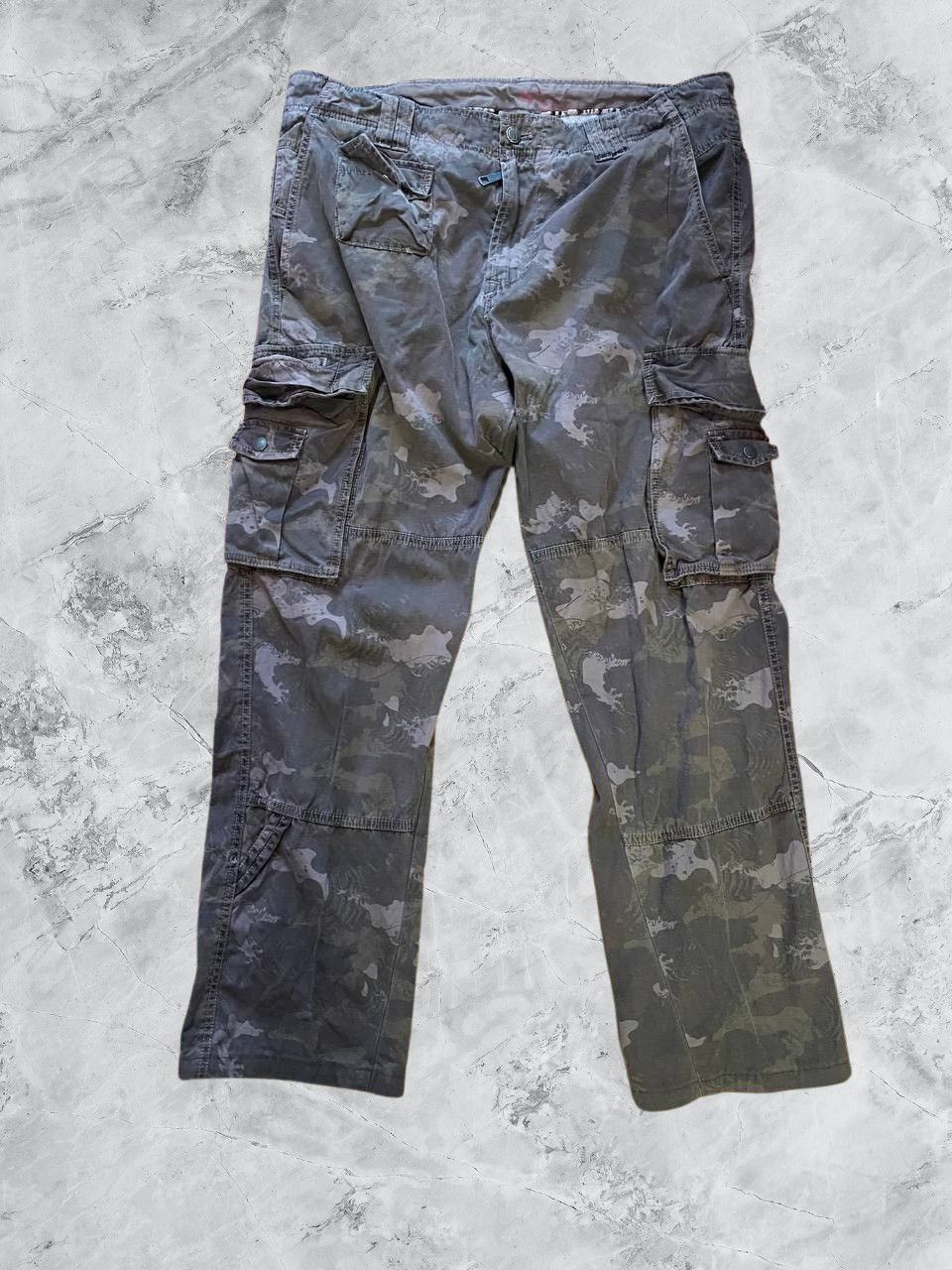 Archival Clothing × Diesel × Vintage Diesel Camo Cargo Multipocket ...
