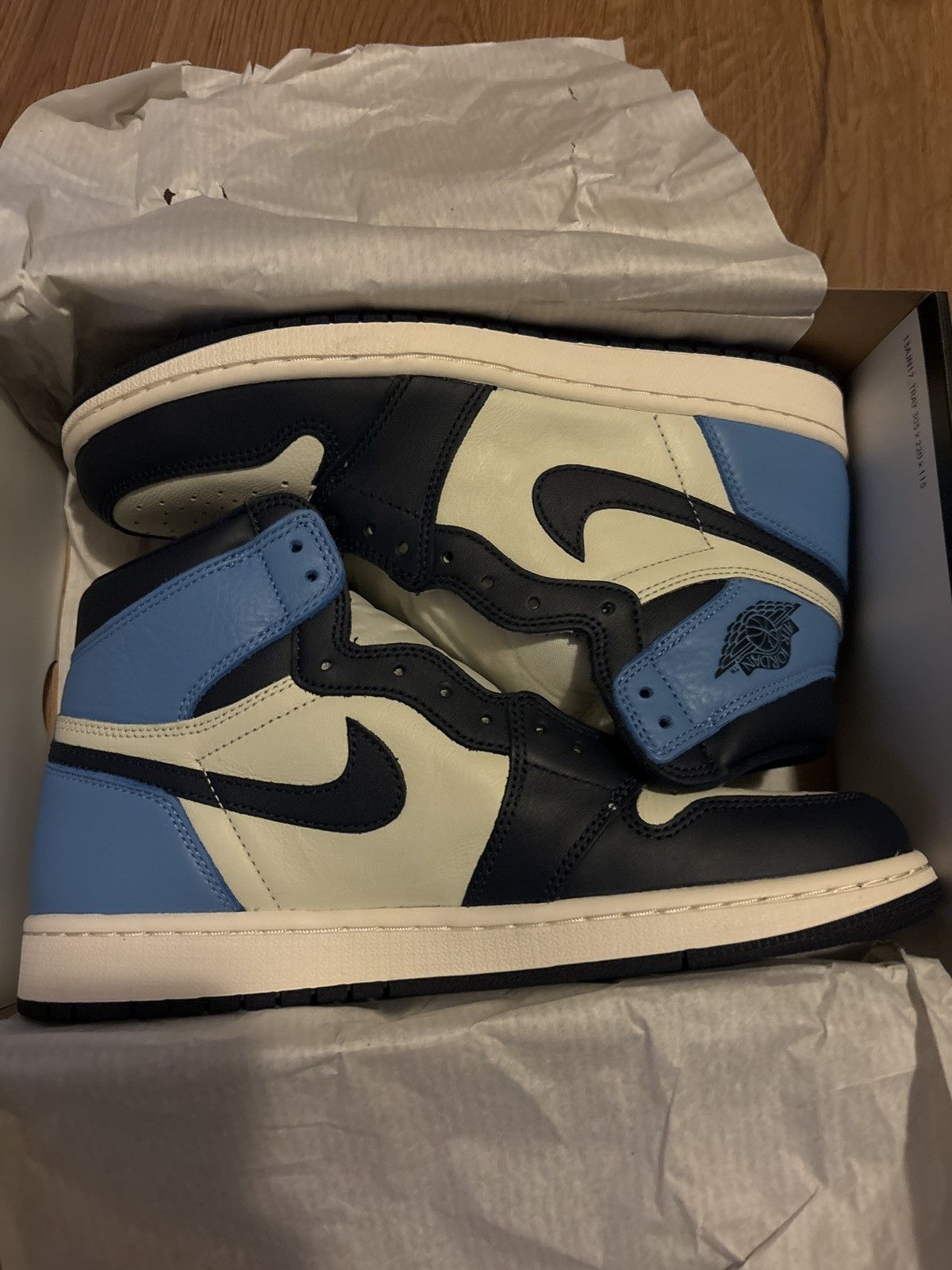 Nike Jordan 1 Retro High UNC Toe (new, with OG box) | Grailed