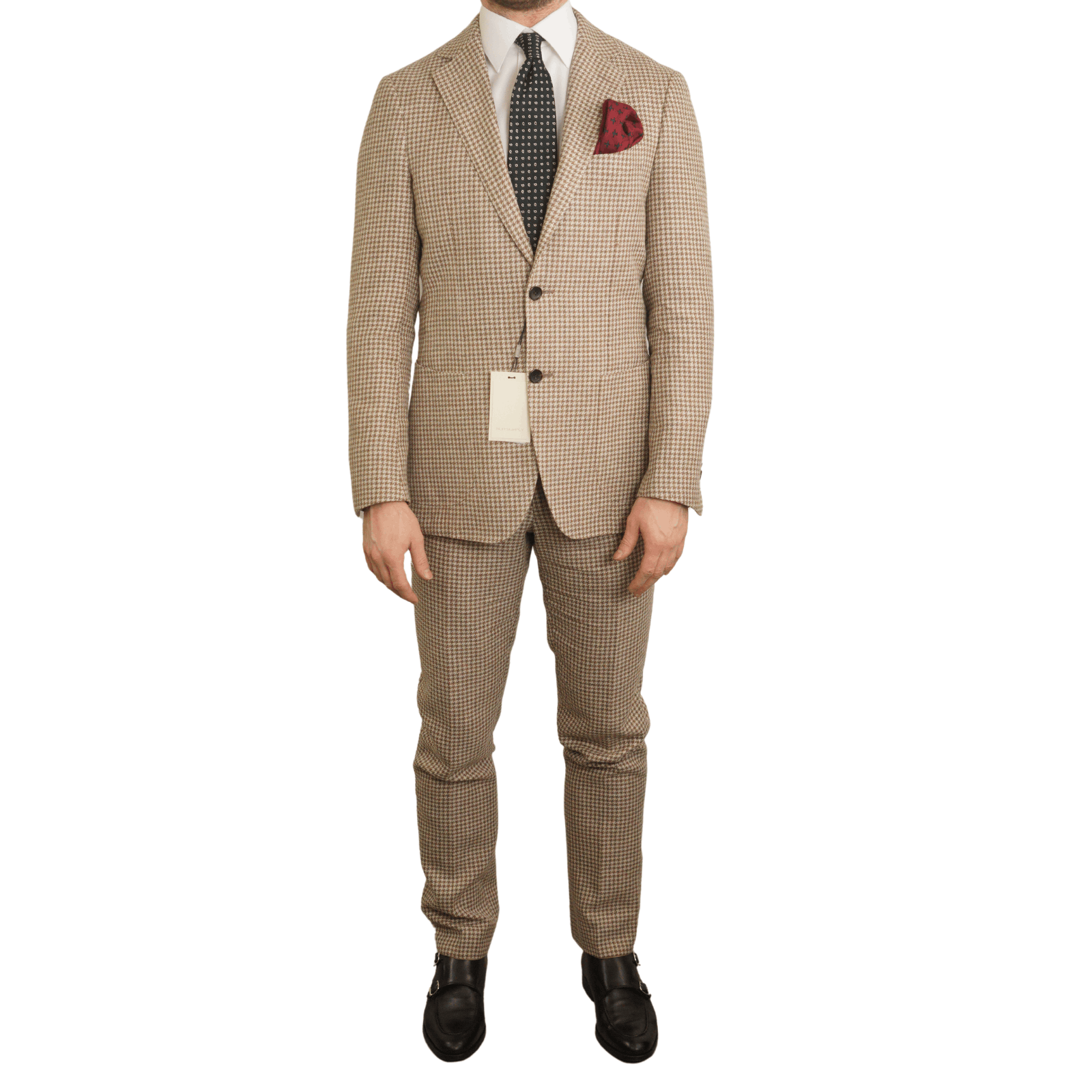 Suitsupply Men Suitsupply Suit Havana Peach Wool Cotton 48 UK/US38 U412 ...
