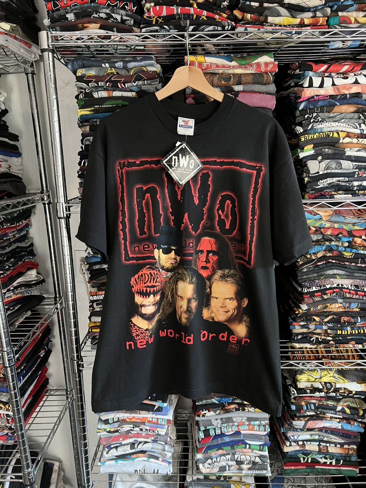 Vintage × WCW/nWo × WWF 90s New World Order DS with Tag Kevin Nash ...