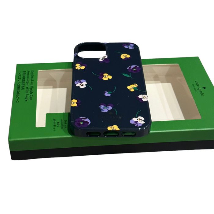 Kate Spade Kate Spade pansy toss iphone 14 Pro Ring Stand case | Grailed