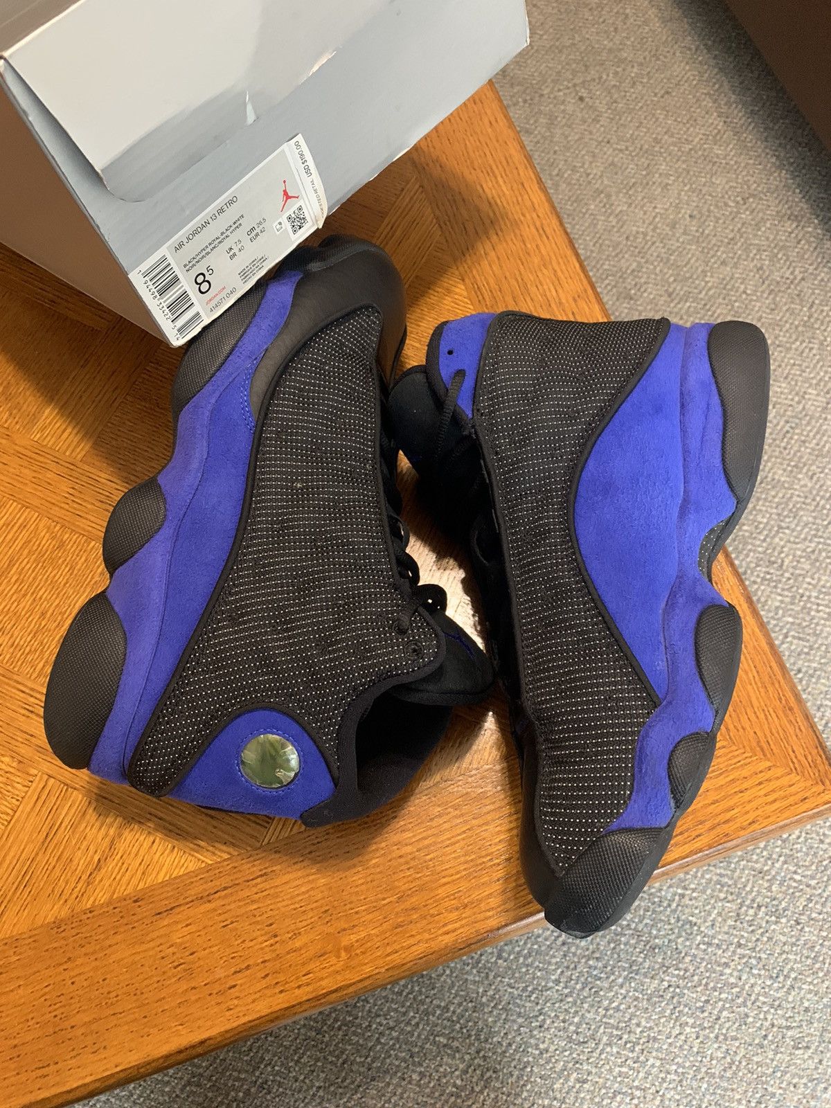 Jordan Brand Jordan 13 Retro Black Hyper Royal | Grailed