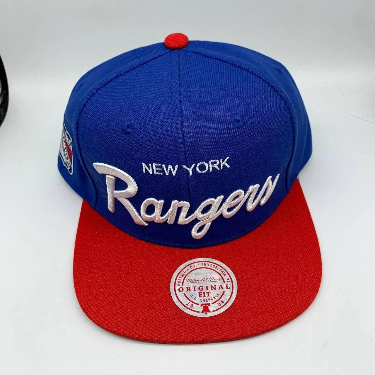 Mitchell & Ness New York Rangers NHL Hat Snapback Cap Blue Red New Men ...