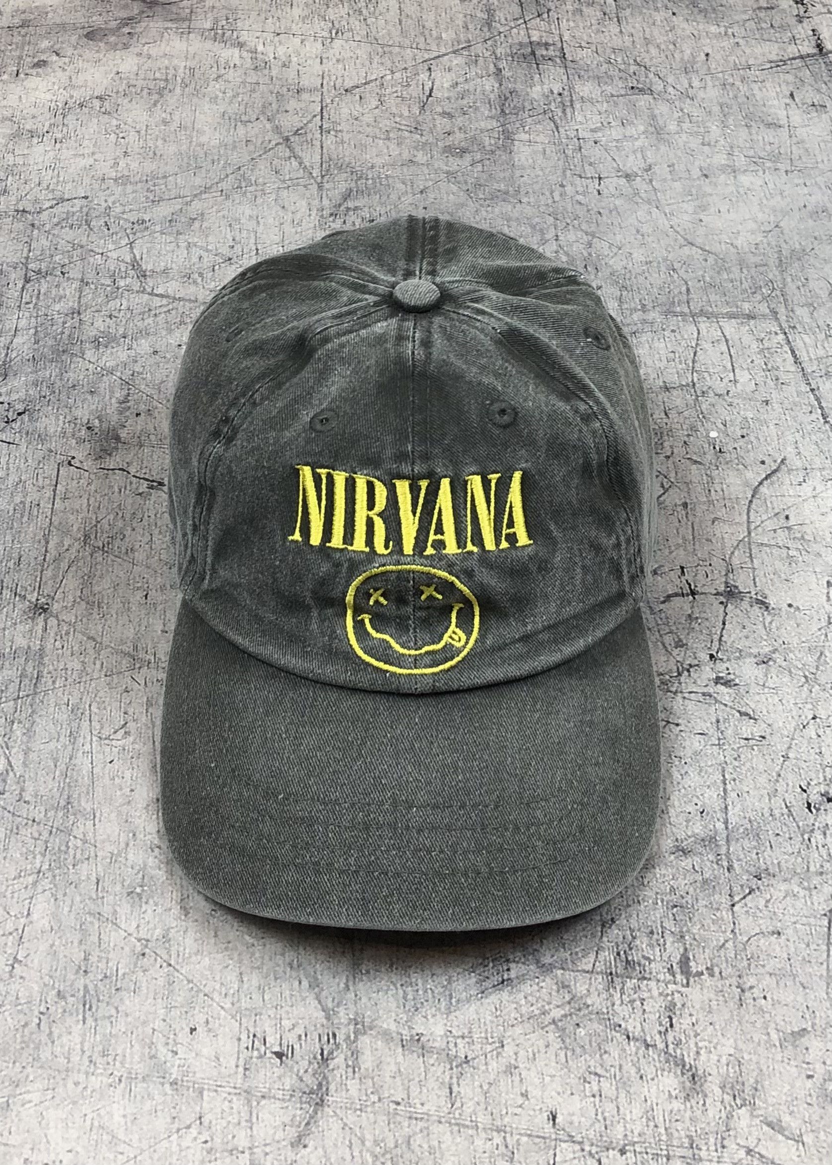 Band Tees × Nirvana Nirvana Dead Smile Vintage Style Kurt Cobain Cap ...