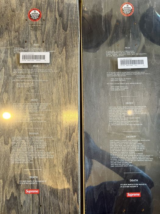 Supreme Supreme The Crow Skateboard Deck Set | Grailed