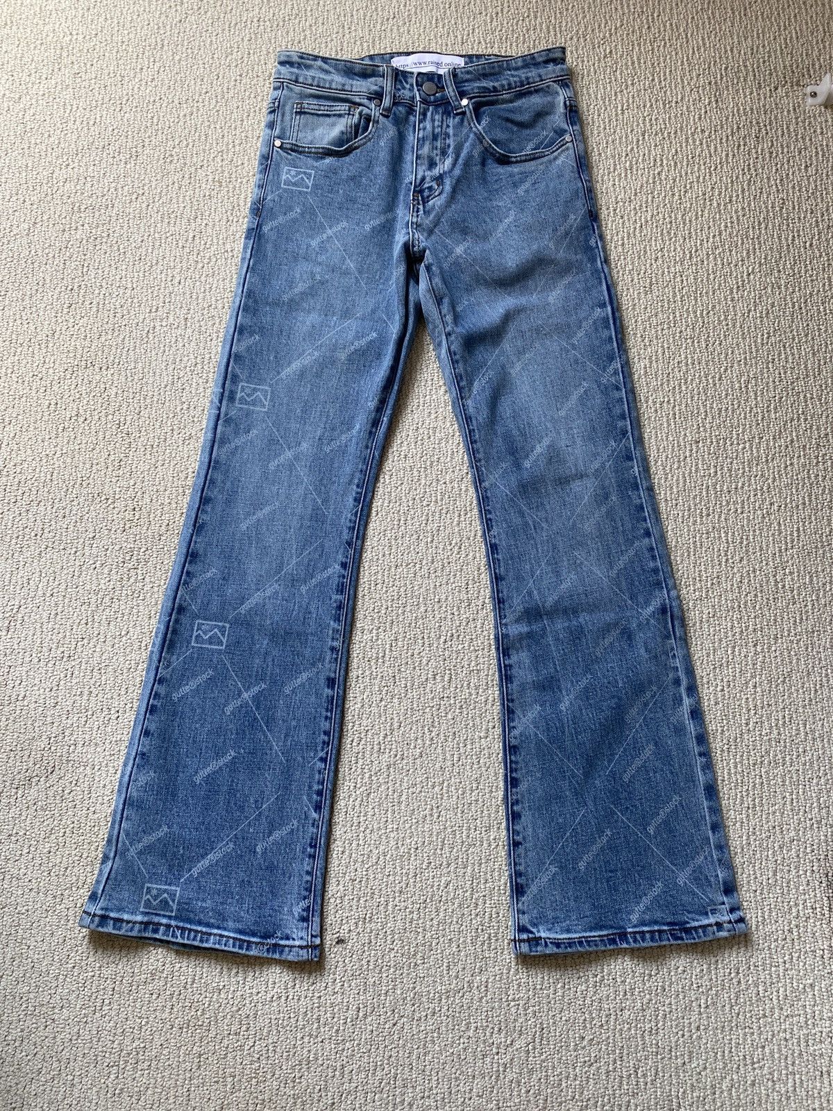 Streetwear raised.online Watermark Jeans | Grailed