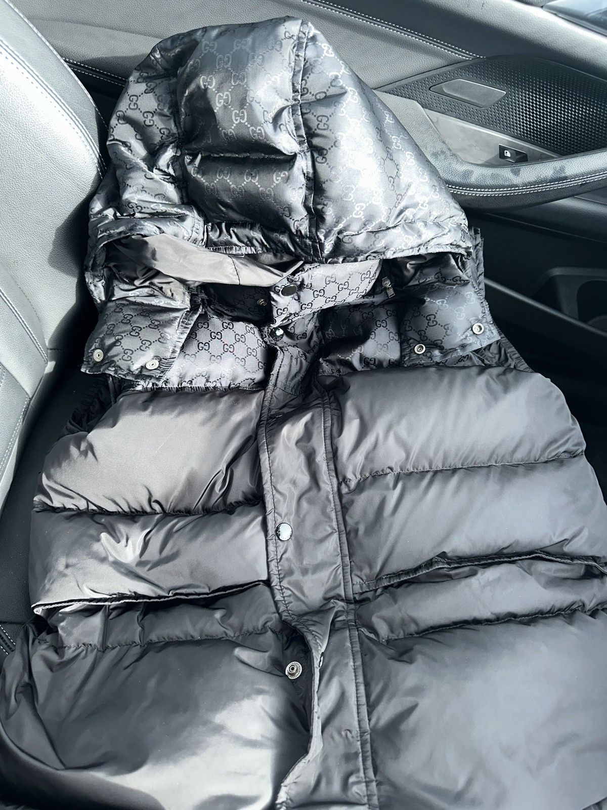 Gucci Gucci Monogram Body Warmer (Removable Hood) | Grailed