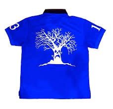 Haunted Mound × Streetwear Haunted Mound Blue Polo | Grailed