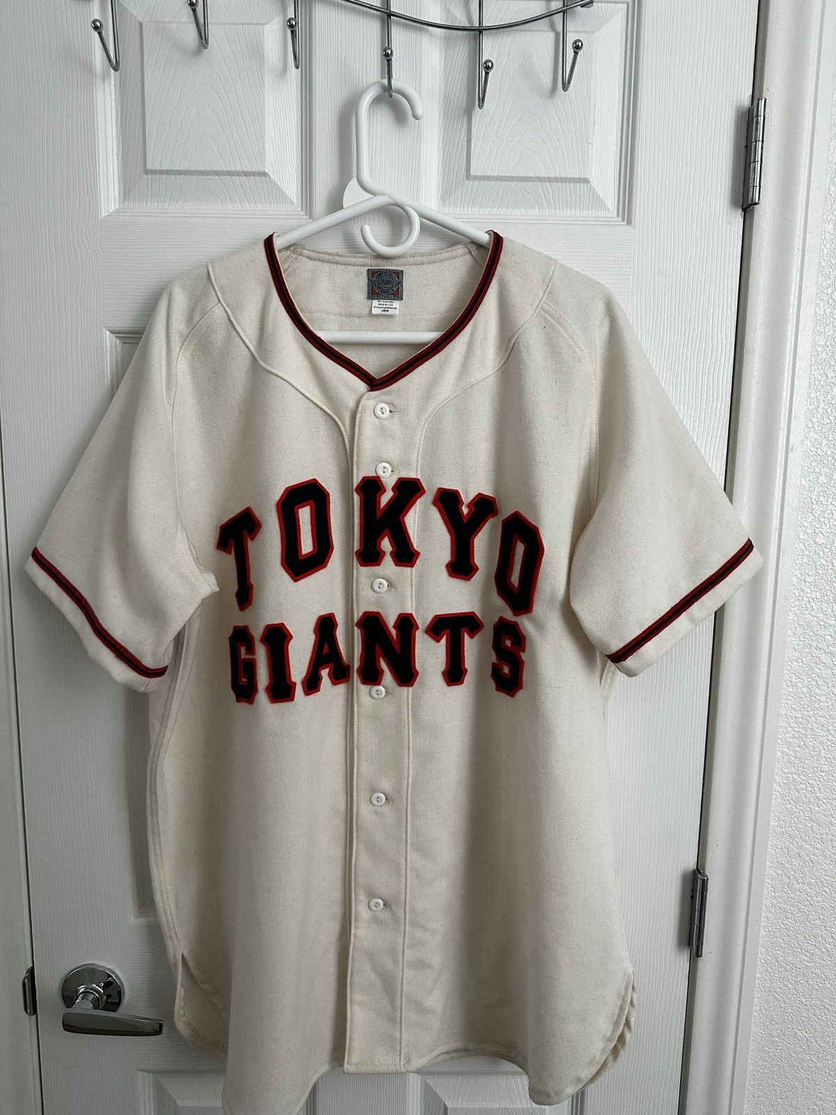 Ebbets Field Flannels EBBETS FIELD TOKYO KYOJIN (GIANTS) 1953 HOME ...