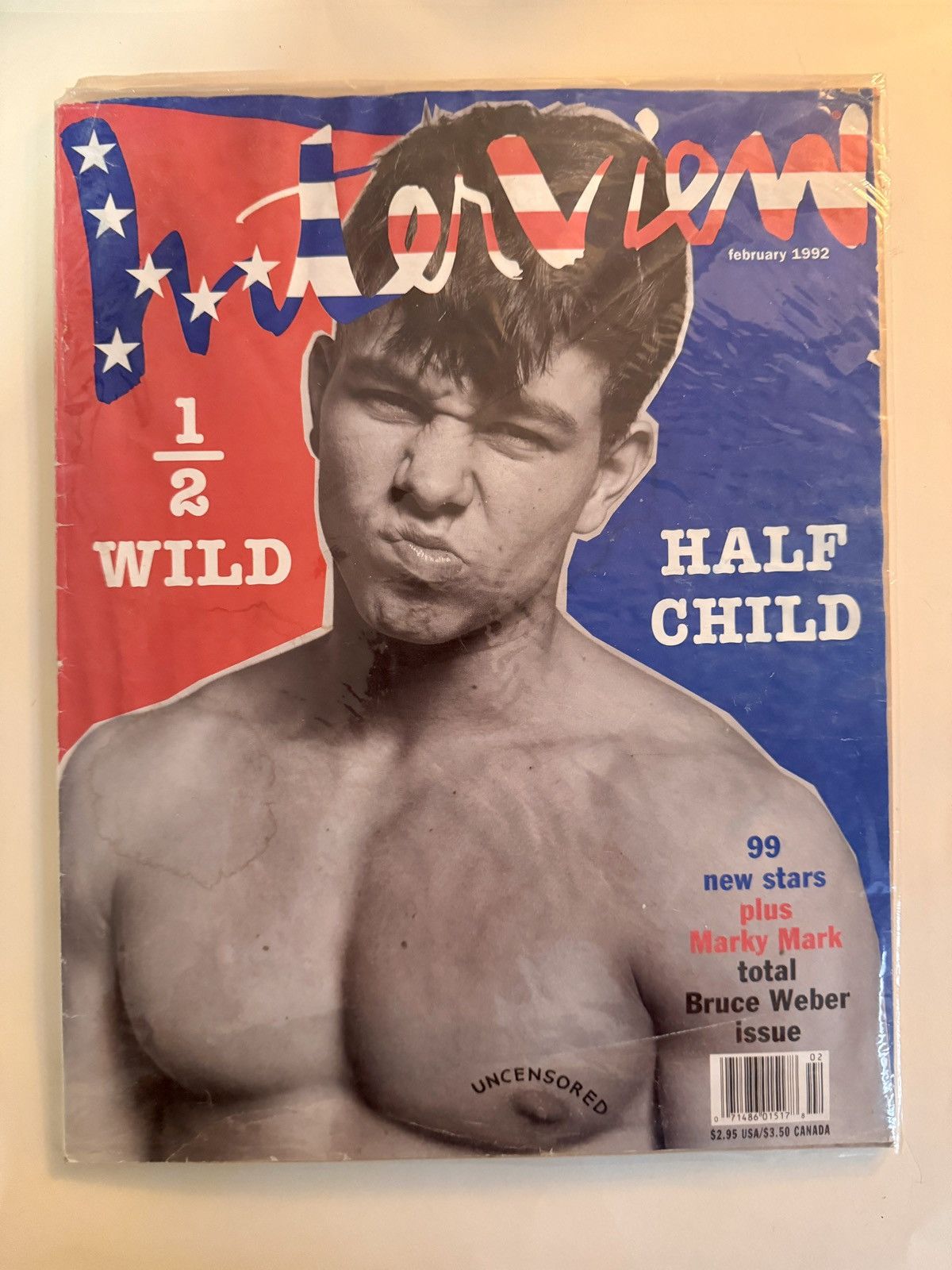 Calvin Klein Interview Magazine / MARKY MARK COVER | Grailed