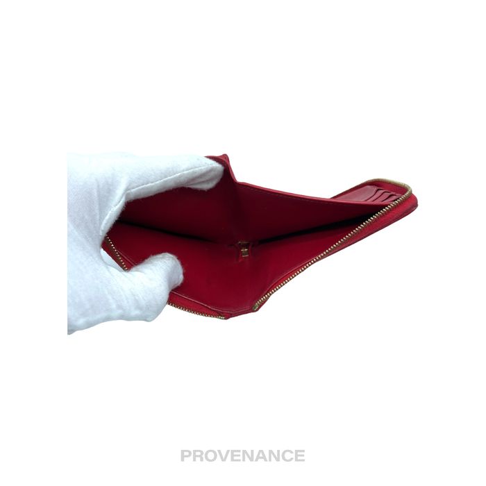 Celine 🔴 Celine Compact Zip Wallet - Red/Navy | Grailed