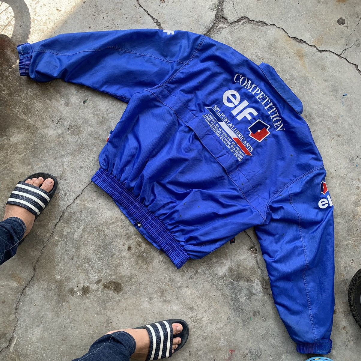 Japanese Brand × Racing × Vintage Elf competition jacket racing style ...