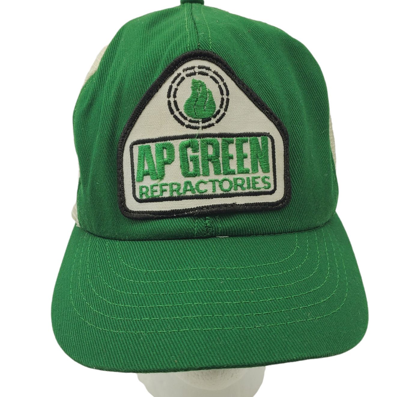 Vintage Vintage 90s Swingster Trucker Hat Cap AP Green Refractories ...