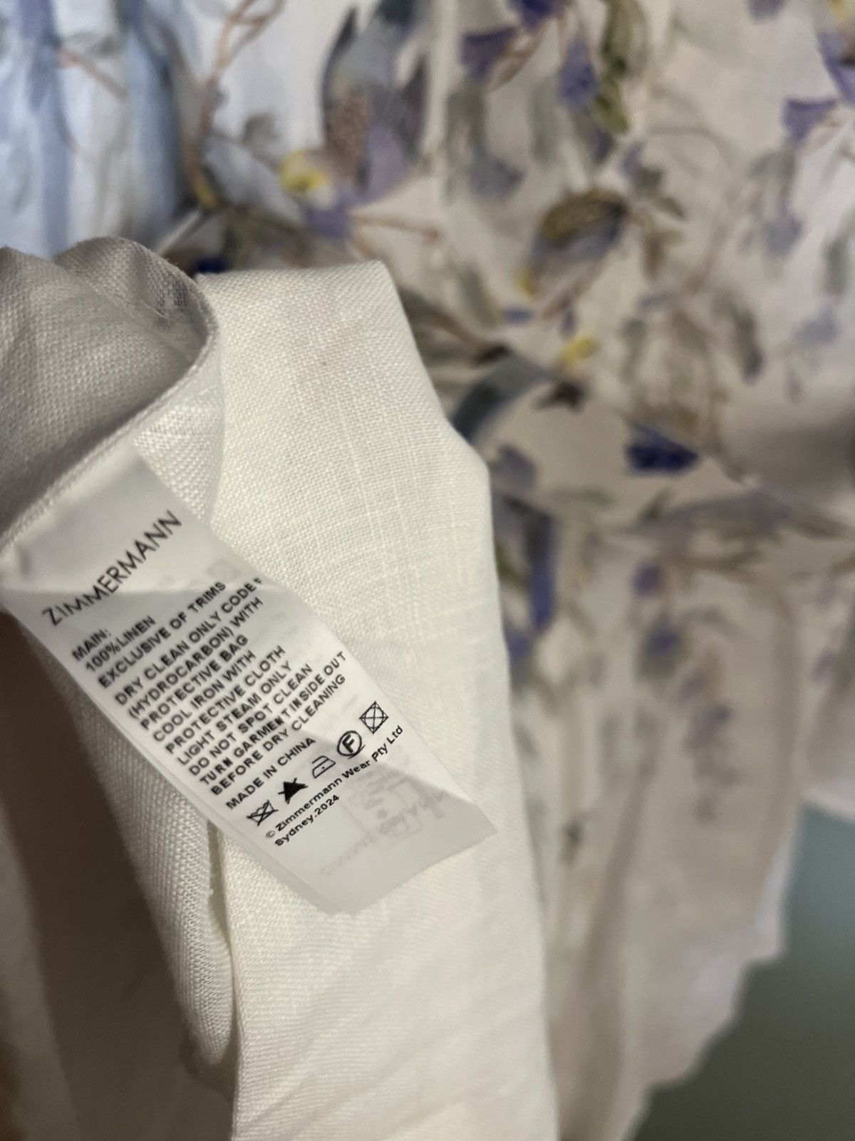 Zimmermann 2025 SS Floral Mini Dress | Grailed