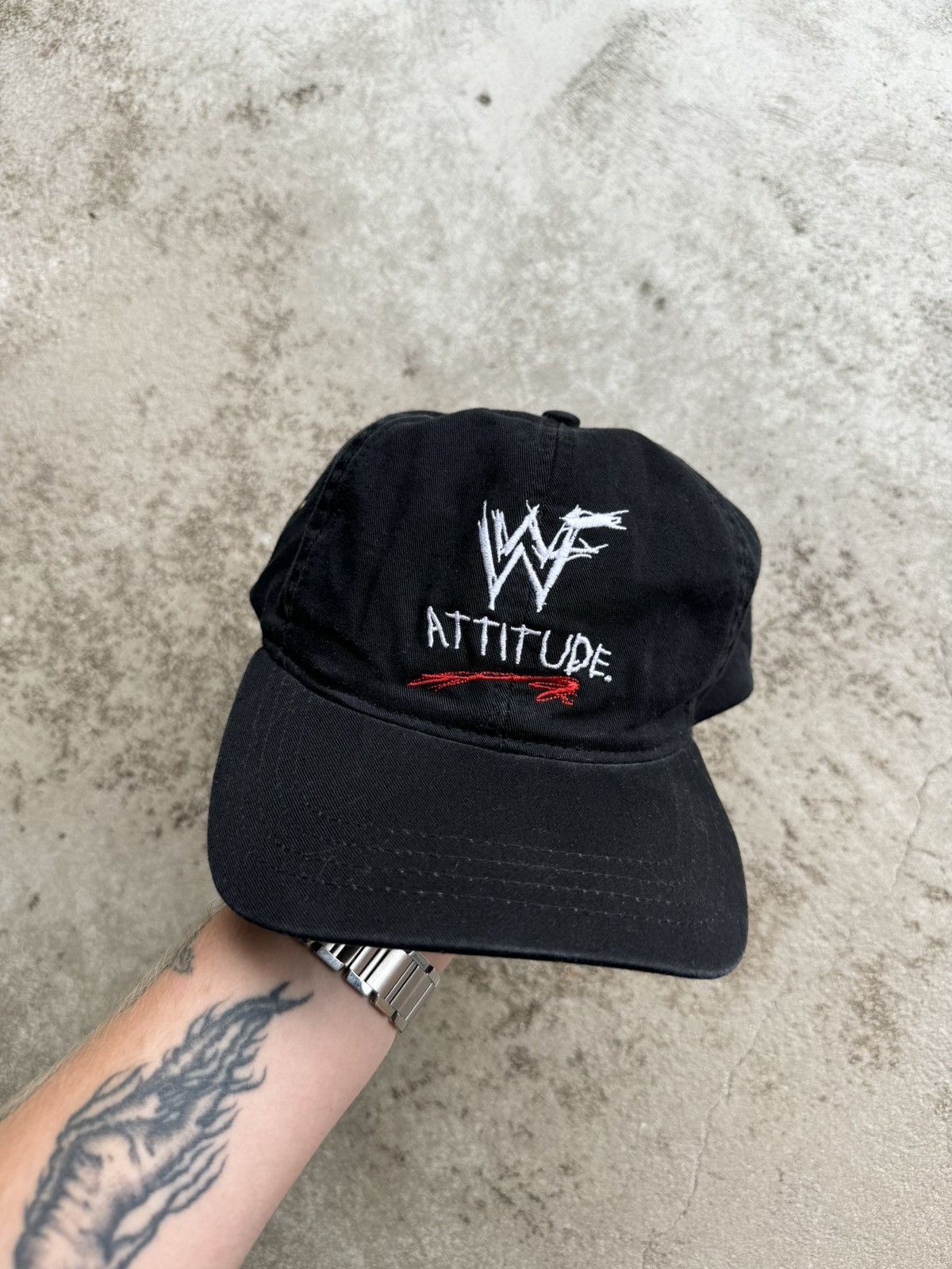 Vintage × WWE × WWF 1998 World Wrestling Federation Logo Hat | Grailed