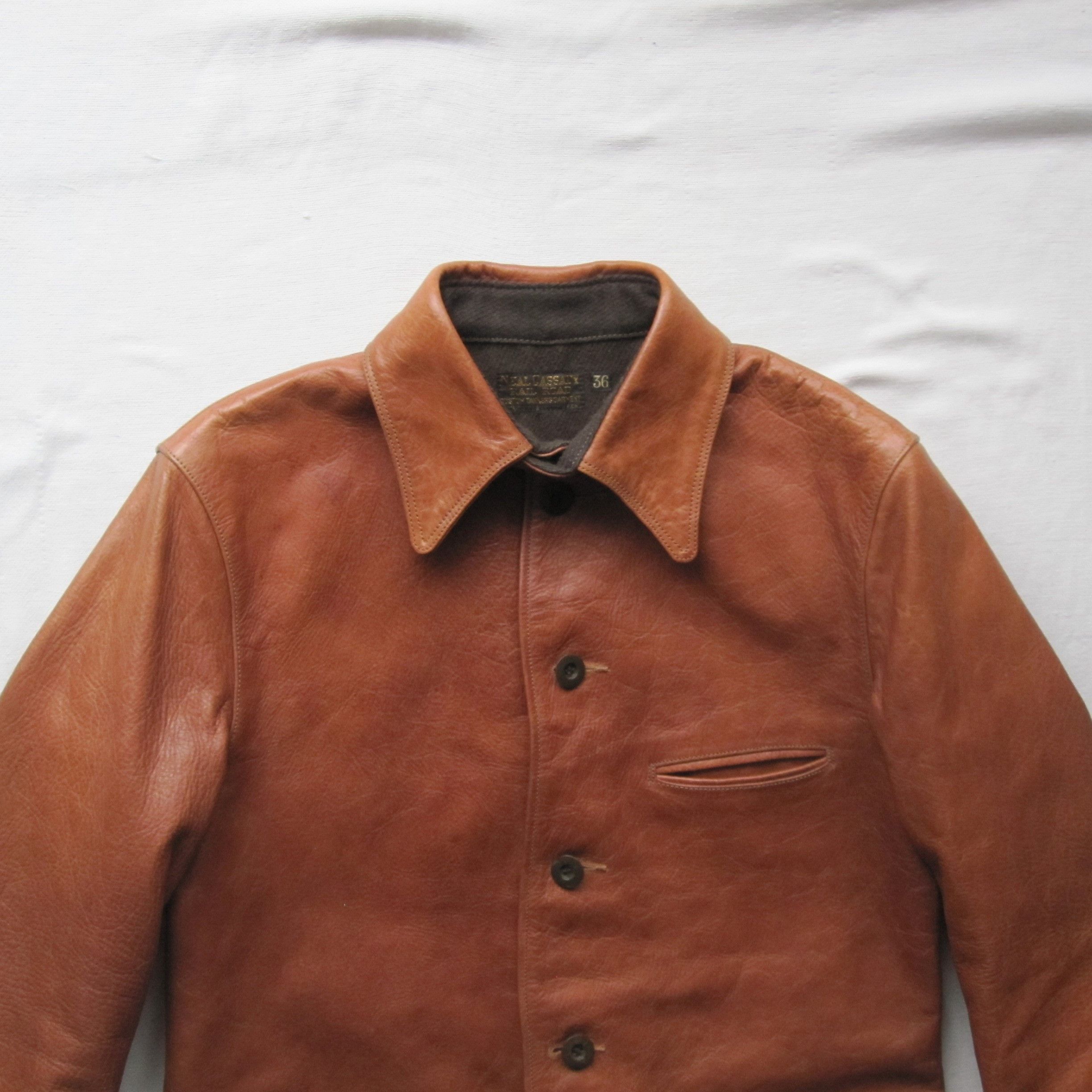 Freewheelers "BRAKEMAN" LEATHER WORK COAT | Grailed