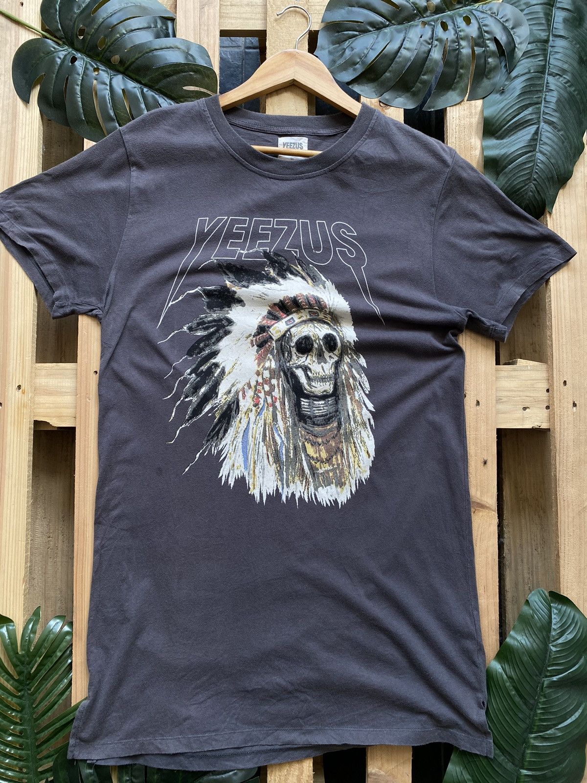 Kanye West Kanye West Yeezus Tour Merch Native Skull Wes Lang Shirt ...