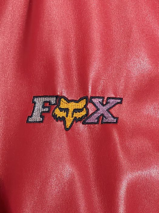 Vintage Cream/Red 80s Fox Honda Racing Jacket Rare | Grailed