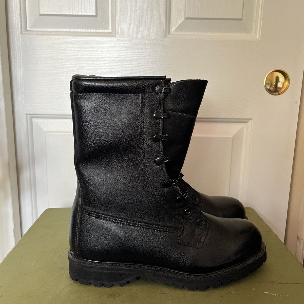 Vibram Vibram Leather Military Lace Up Boots | Grailed