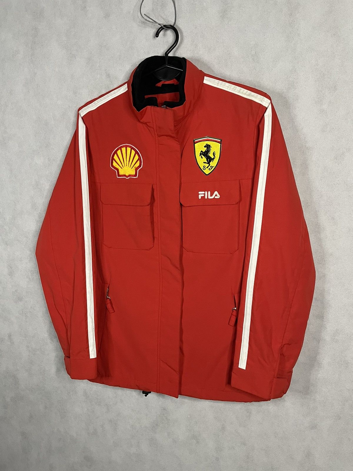 Loro Piana 💥Red Racing Jacket Loro Piana Ferrari Fila License | Grailed