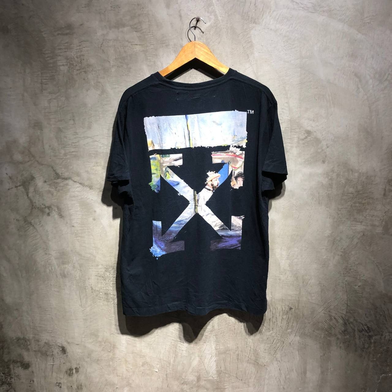Off-White Off-white Oil Painting arrows tee | Grailed