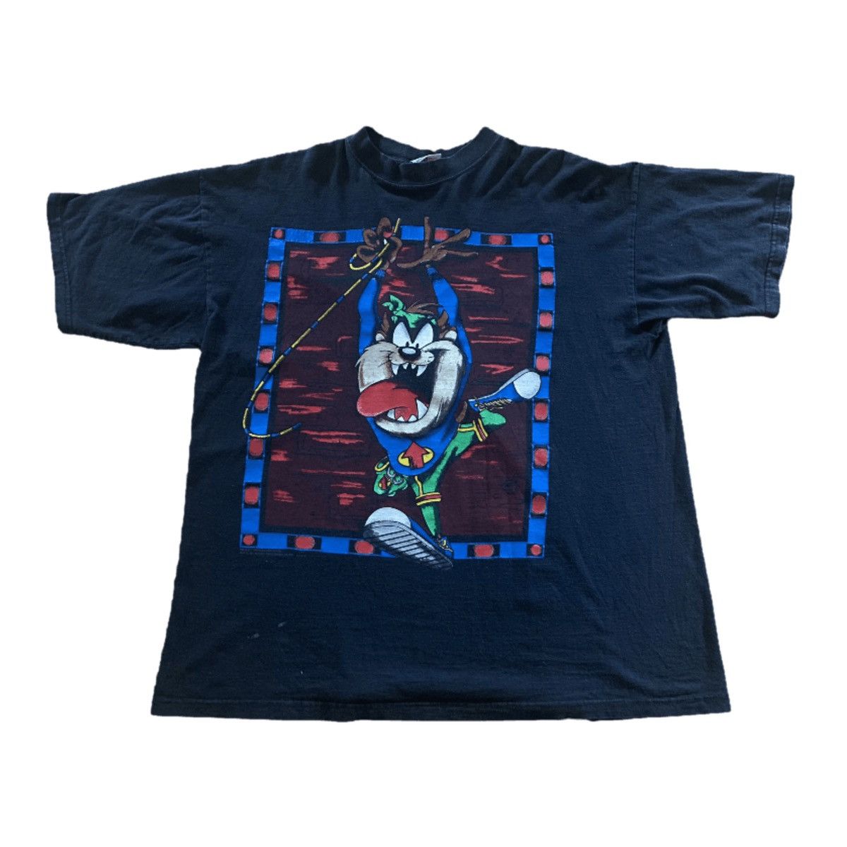 Vintage 1995 Looney Tunes Outdoor Adventure “Taz” Shirt | Grailed