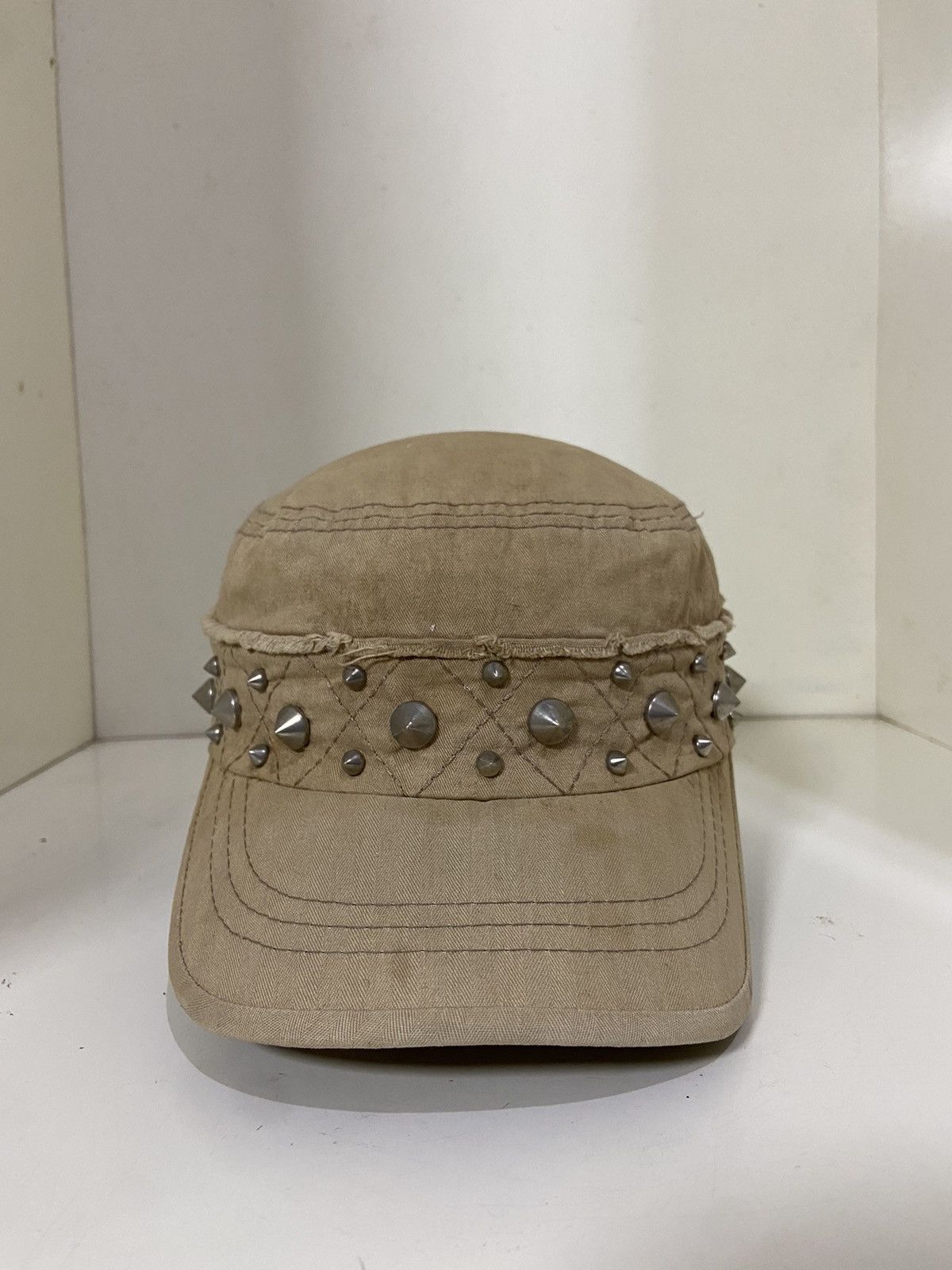 If Six Was Nine 2000s patrol hat punk LGB studded button | Grailed
