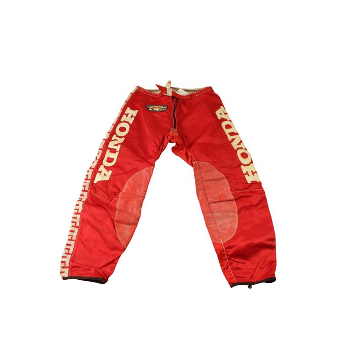 Honda Vintage Honda Motocross Racing Pants Pants Red/White Size 34 ...