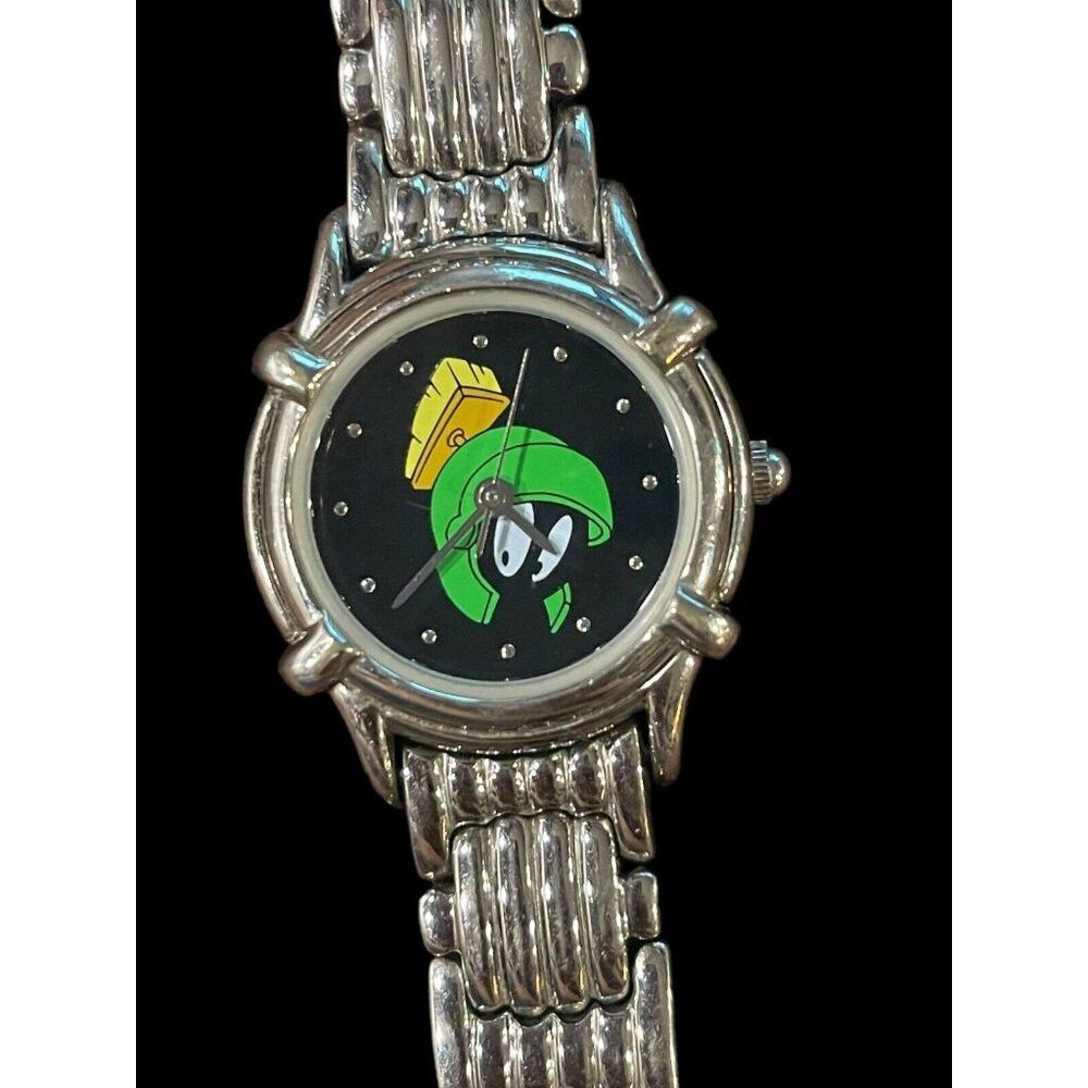 Vintage × Warner Bros × Watch Warner Bros Marvin the Martian Metal Band ...