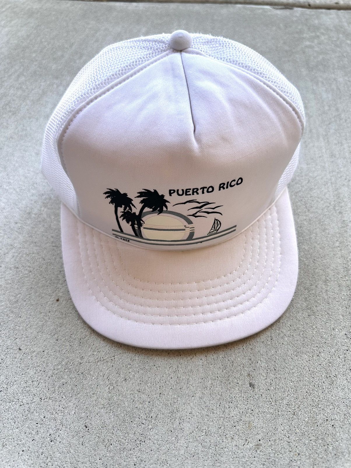 Vintage Vintage Trucker Hat Puerto Rico Mesh SnapBack 90s | Grailed