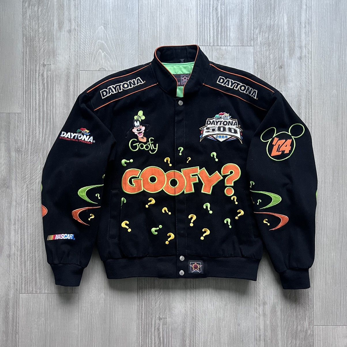 Disney × Jh Design × Rare JH Design ‘GOOFY’ Racing Jacket | Grailed