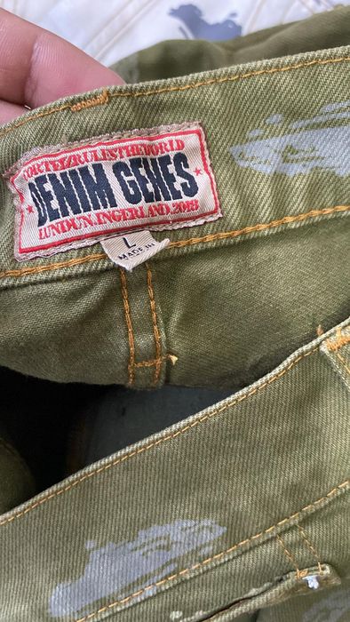 Corteiz Alcatraz Pattern Denim Jeans | Grailed