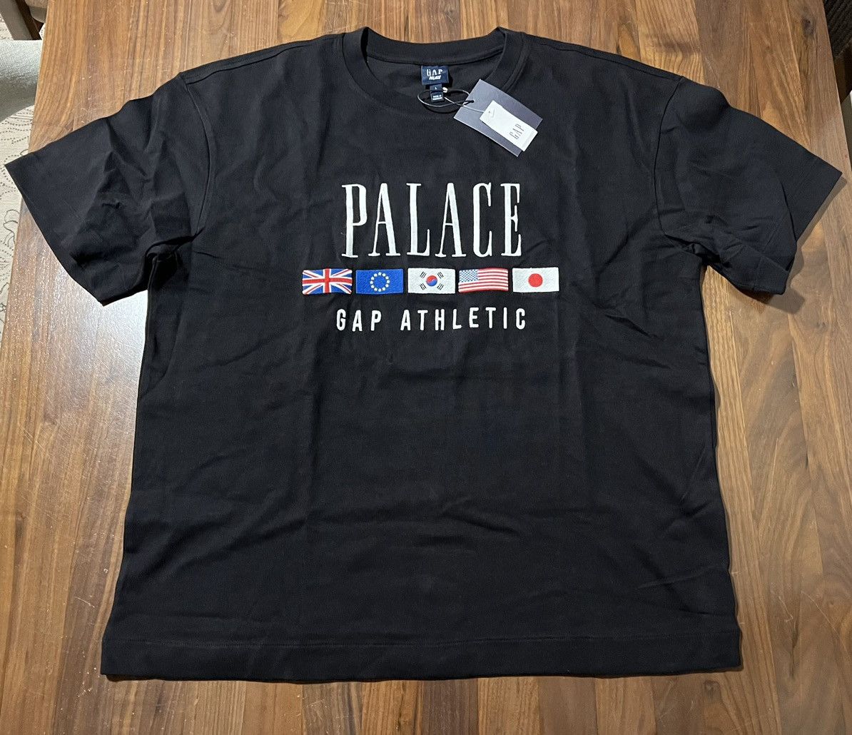Gap Palace Gap Heavy Jersey T-Shirt Soft Cotton Logo Black Large | Grailed