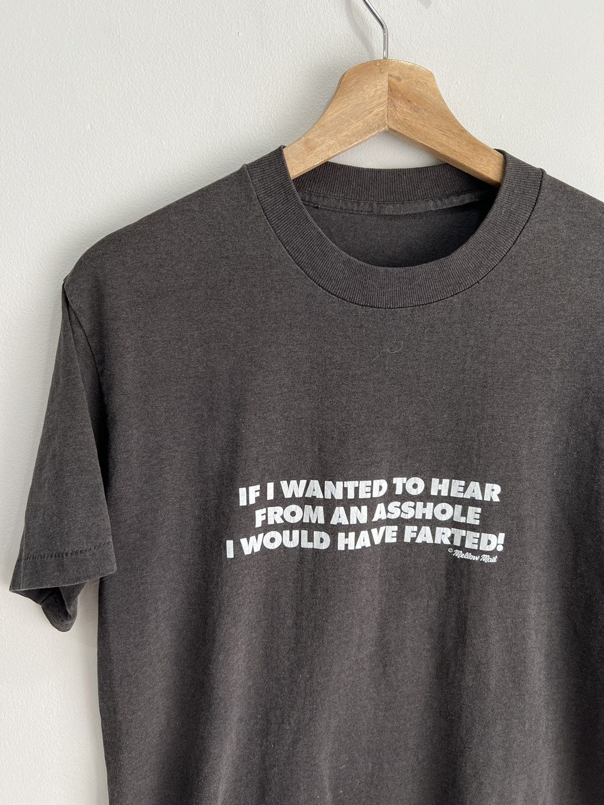 Vintage Vtg 90s Farted Asshole Humor Parody Sentence Words Tee shirt ...