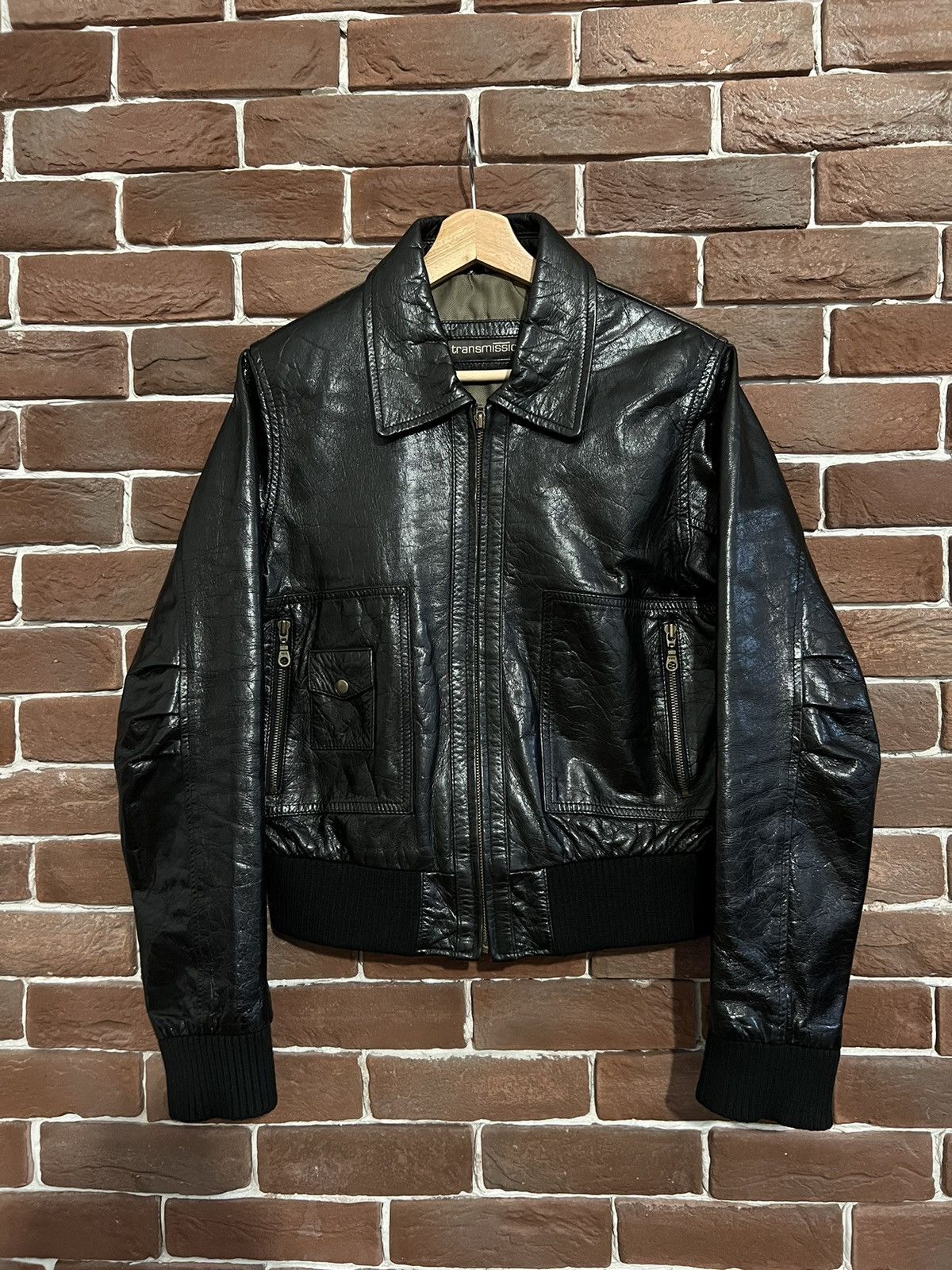 Avant Garde × Leather Jacket × Vintage Vintage Genuine Leather Cropped ...