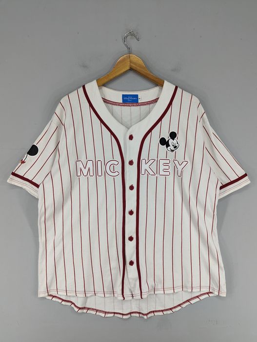 Mickey Mouse 🔥RARE🔥Mickey Mouse Baseball Button Ups Shirts | Grailed