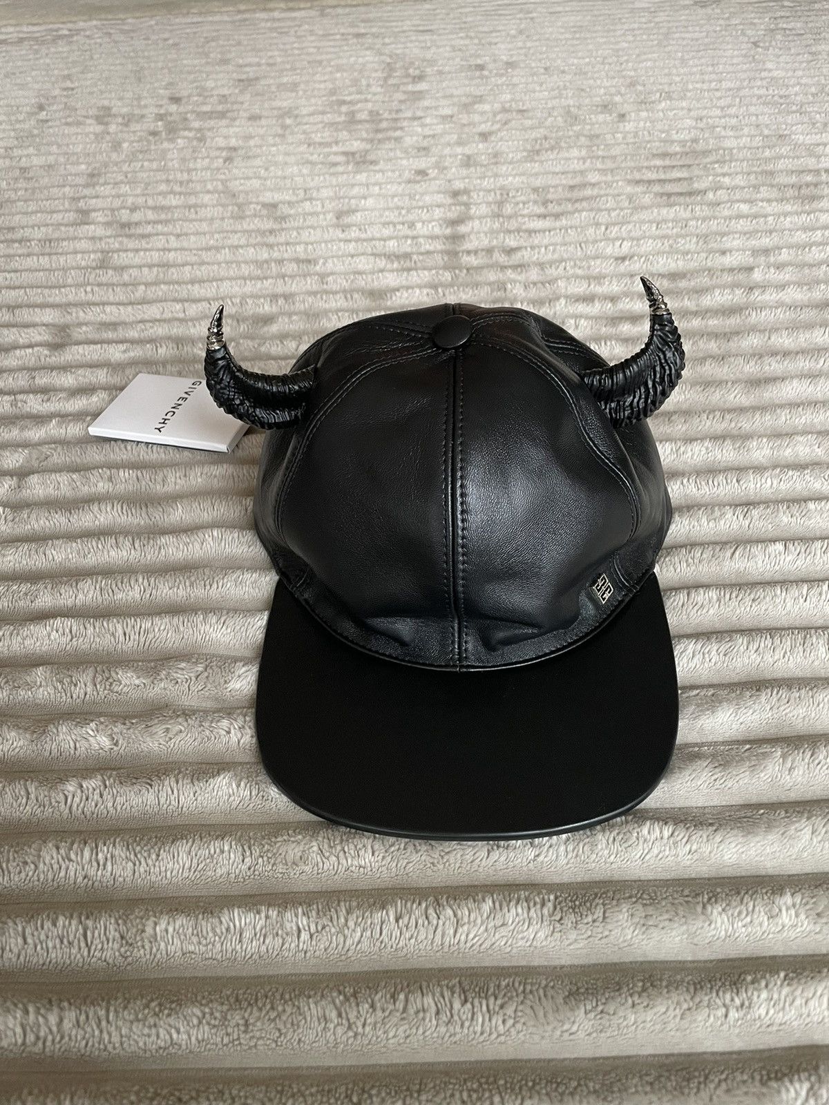 Givenchy Leather Horns Hat | Grailed