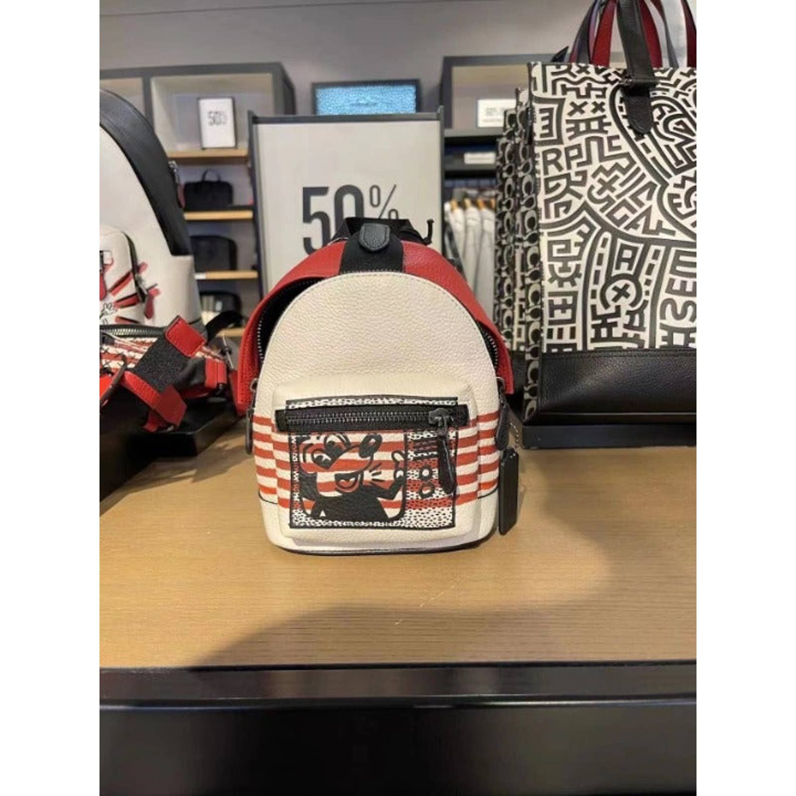 Coach Coach C6910 Disney Mickey X Keith Haring Backpack crossbody | Grailed