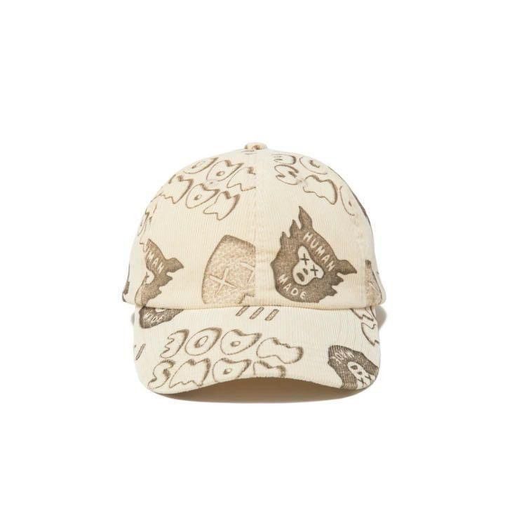 Human Made Kaws x Human Made Corduroy Print Cap | Grailed