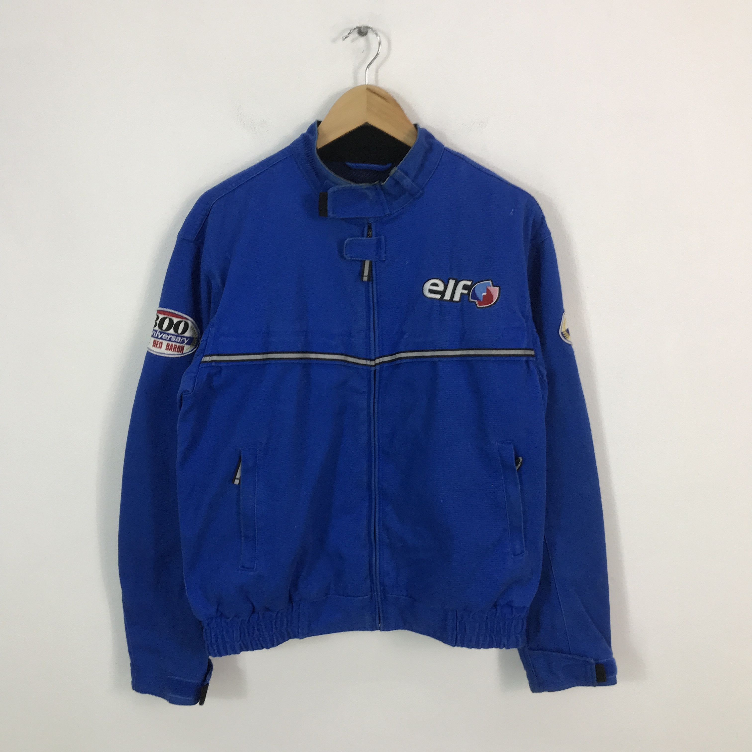 Racing Vtg elf 300 anniversary Motorsport brand Bomber jacket | Grailed
