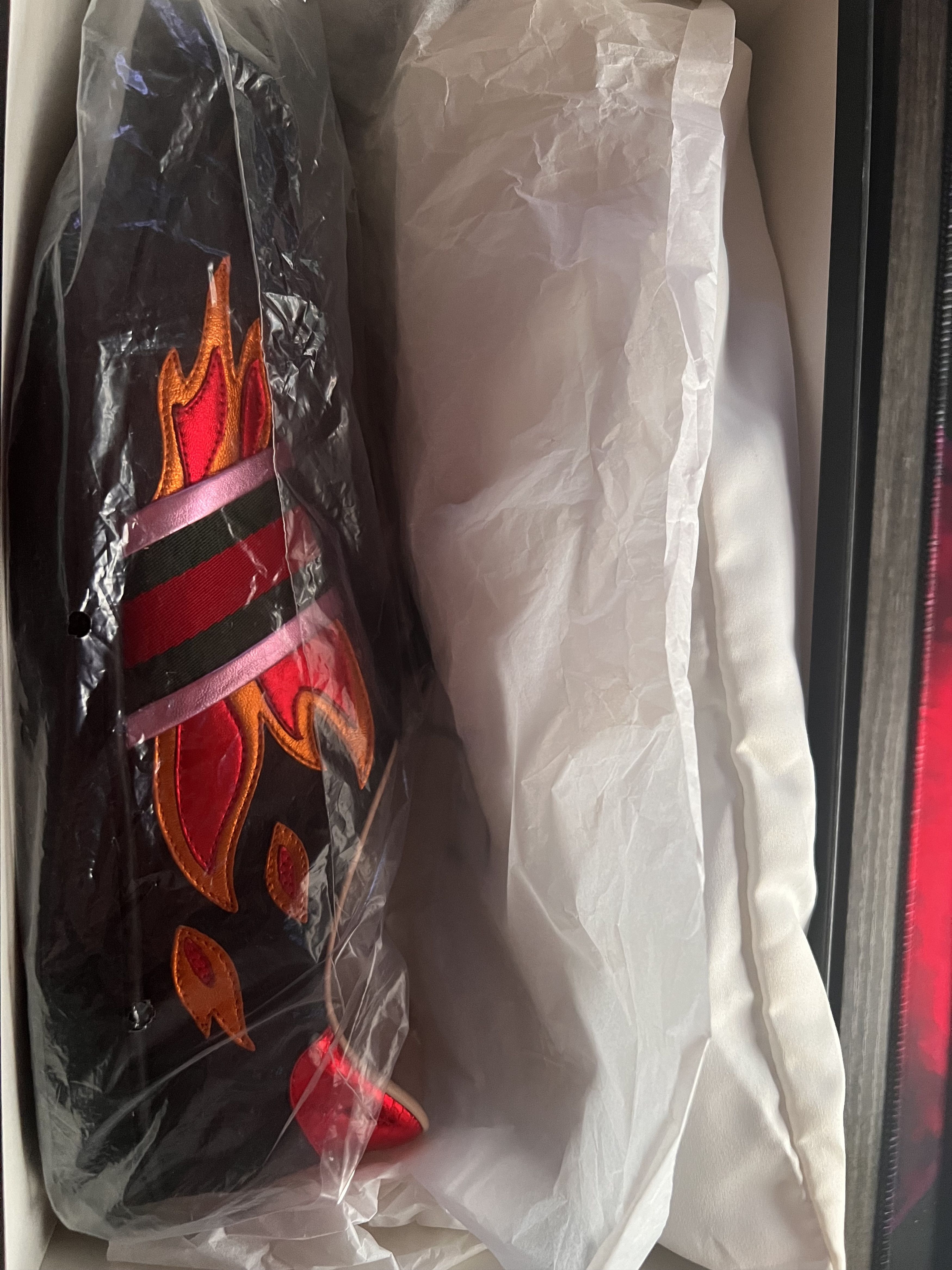 Gucci Gucci Ace Embroidered Flame Black | Grailed