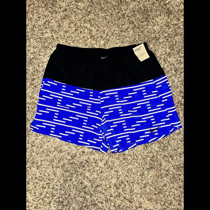Nike Nike Dri Fit Challenger Run Division Blue Reflective 5” Shorts ...