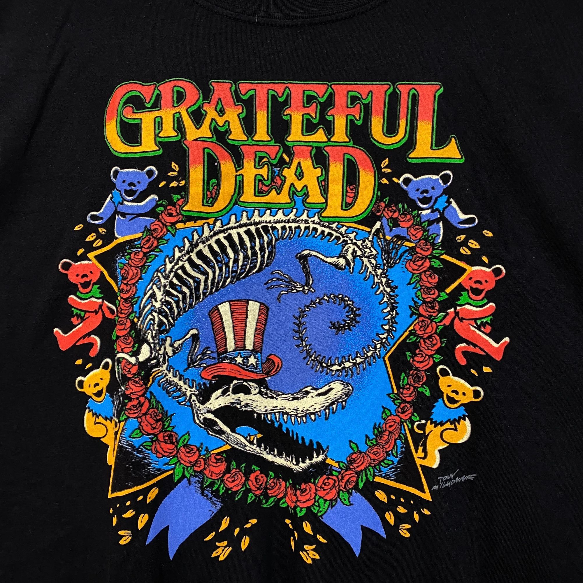 Grateful Dead Grateful Dead Dancing Bear & Uncle Stealie Jam Band Tee ...