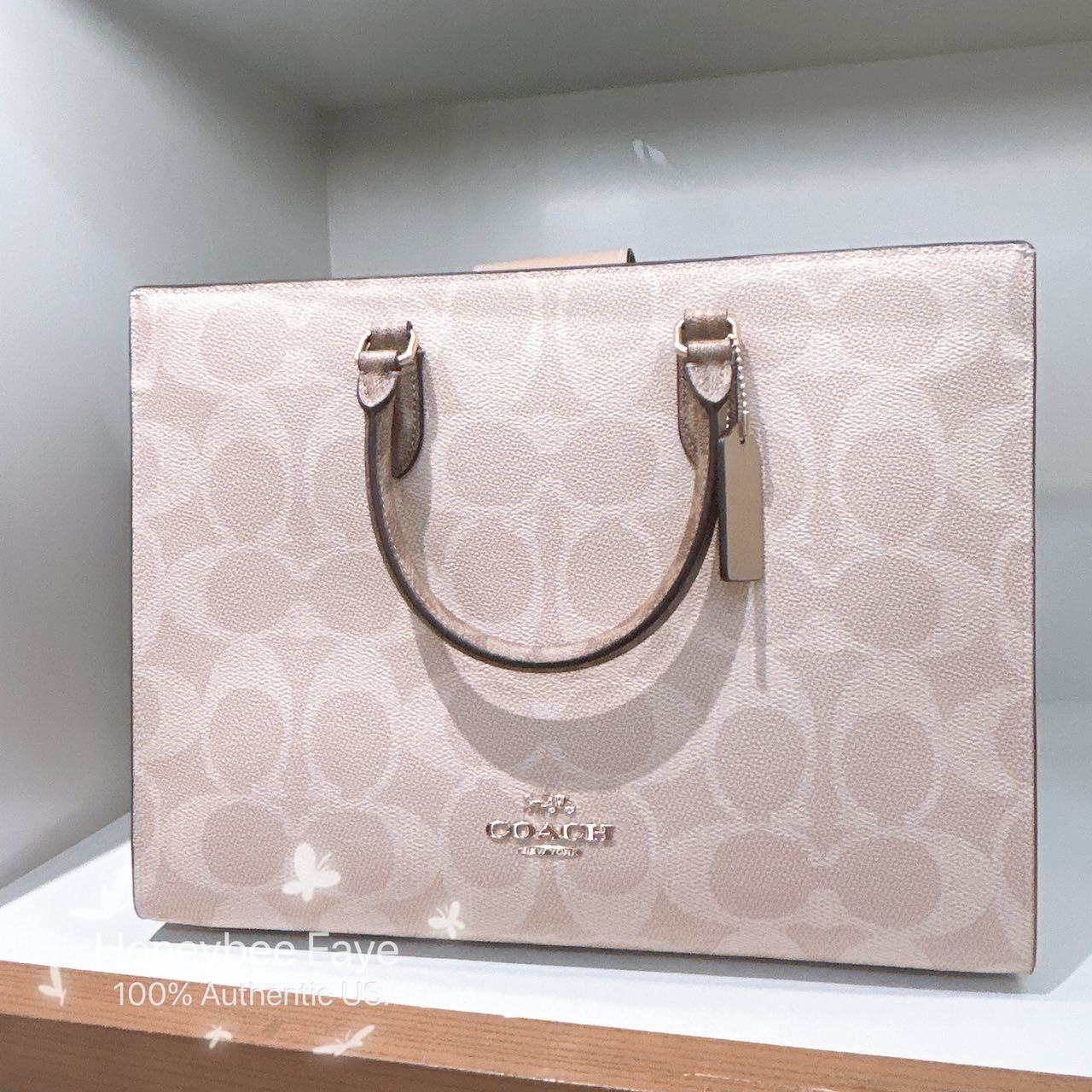 Coach Maggie Tote Bag In Blocked Signature Canvas CY677 | Grailed