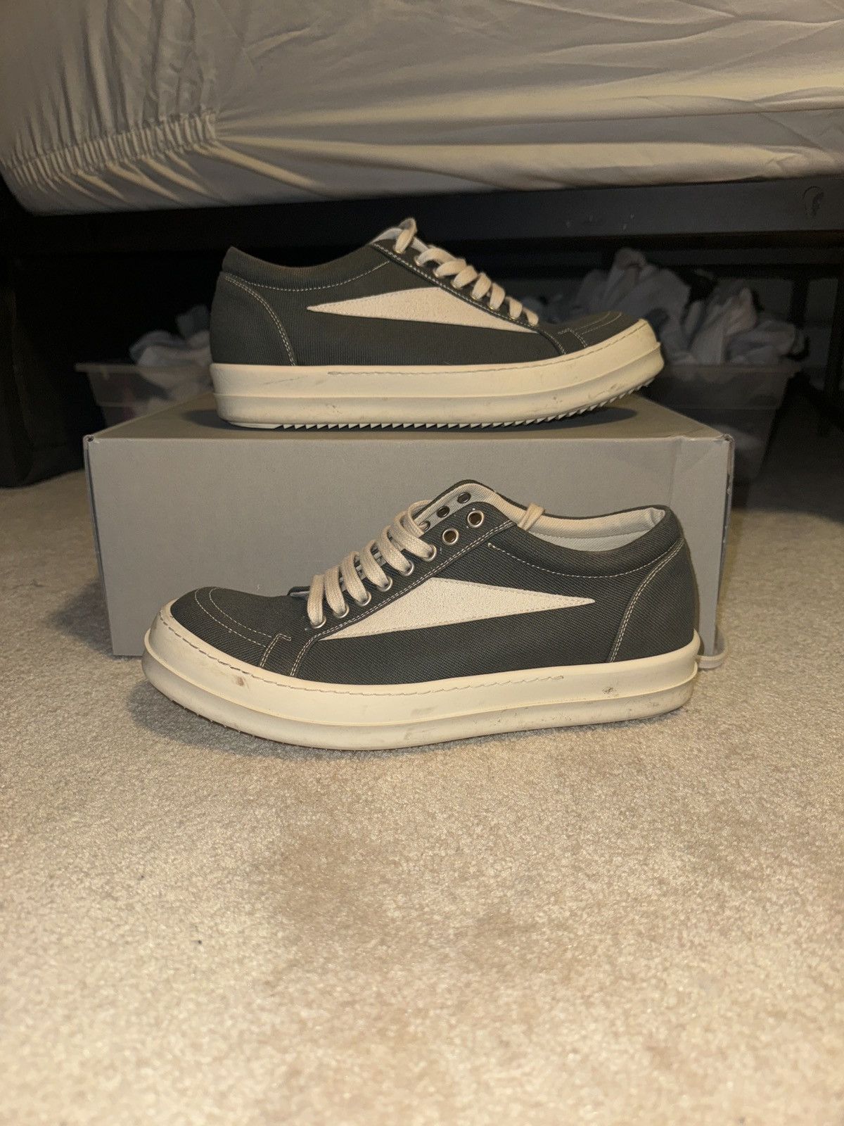 Rick Owens × Rick Owens Drkshdw Rick Owens DRKSHDW Vans Low | Grailed