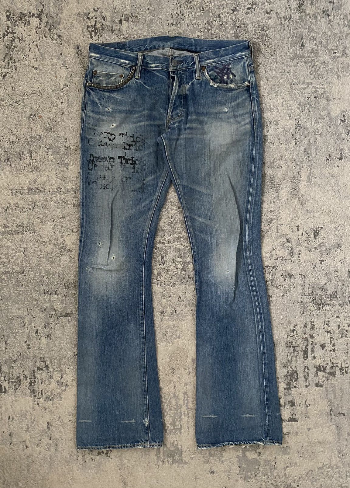 Hysteric Glamour Hysteric Glamour Flared Lowrise Bootcut Jeans | Grailed