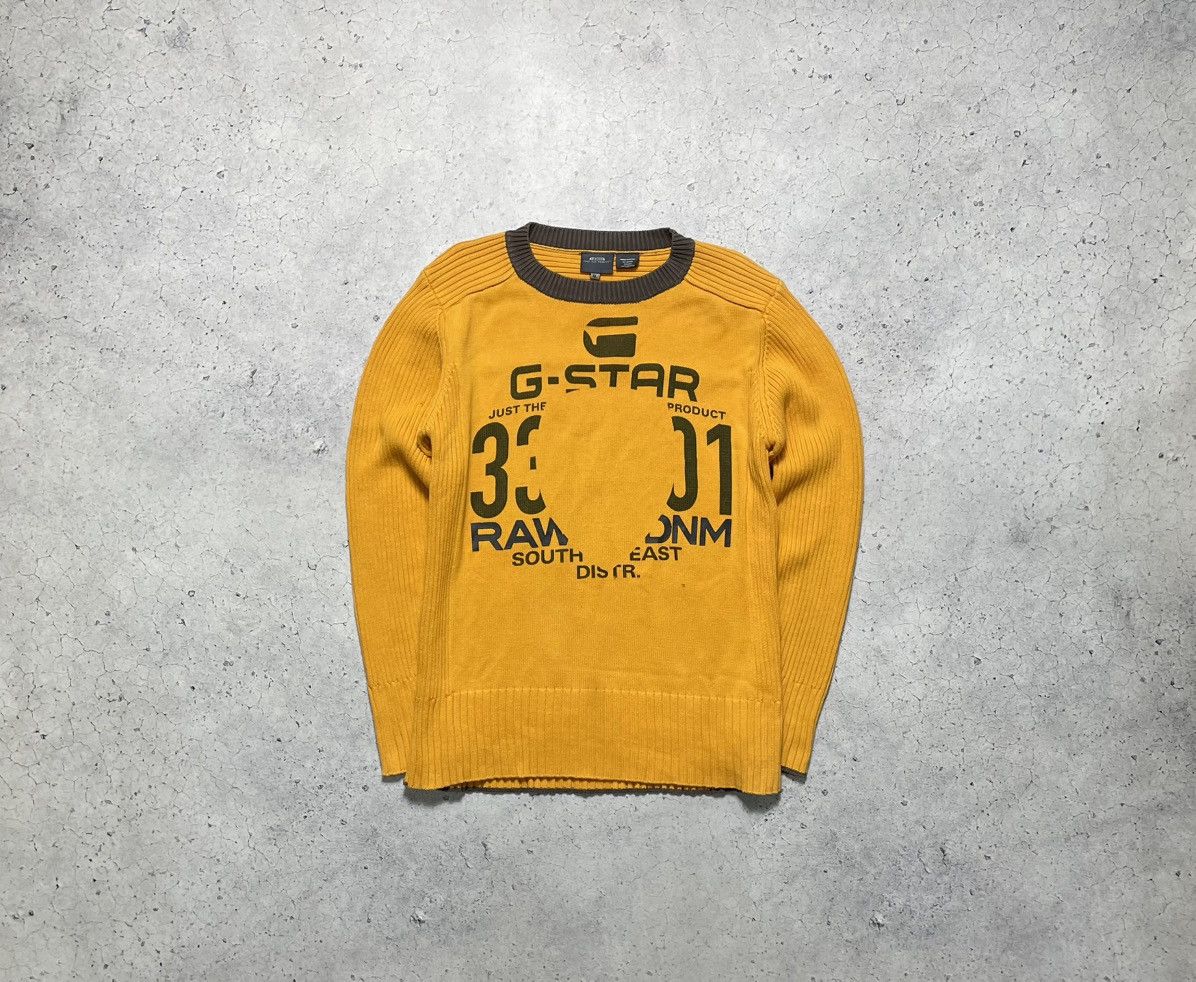 G-Star G Star Raw Sweater Big Logo Avantgarde Y2K | Grailed